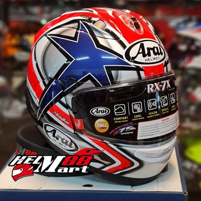 Jual Arai Rx-7x Hayden Laguna - Helm Arai Full Face Arai Rx7x Original Di Seller Helm Mart 88 ...