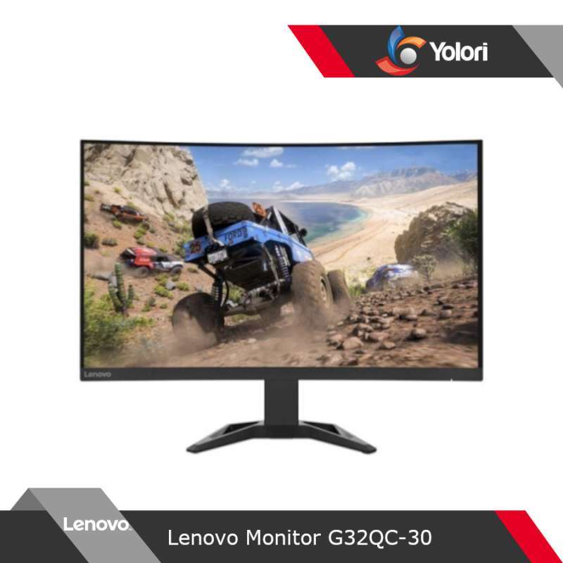 Promo Lenovo Monitor G32QC-30 QHD Curve 31.5 Inch Diskon 9% di Seller ...