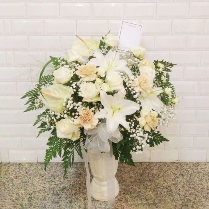 Jual Iqra Vase - Rangkaian Bunga Vas Meja Fresh Flower Dekorasi Kantor ...