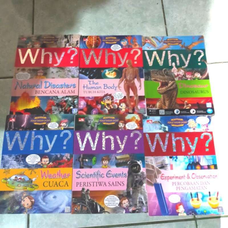 Promo Science Pengetahuan Dasar Comic Why? - Cabutan Diskon 29% Di ...