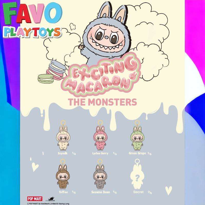 Promo POP MART x LABUBU The Monsters Tasty Macarons Series Plush ...