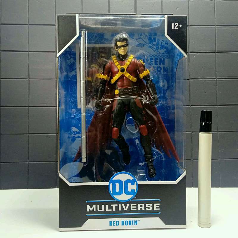 Jual Mainan Action Figure Mcfarlane Red Robin Tinggi Sekitar 7 Inch Dc ...
