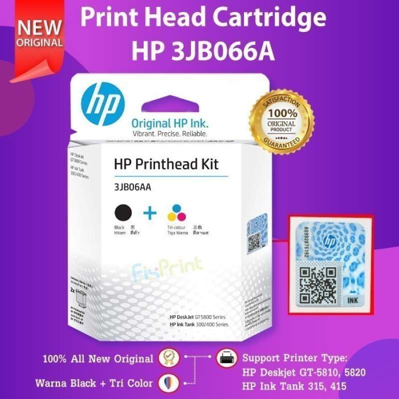 Jual Hp Cartridge Printhead Gt51/52 Combo Ink Tank 415 319 419 3jb06aa ...