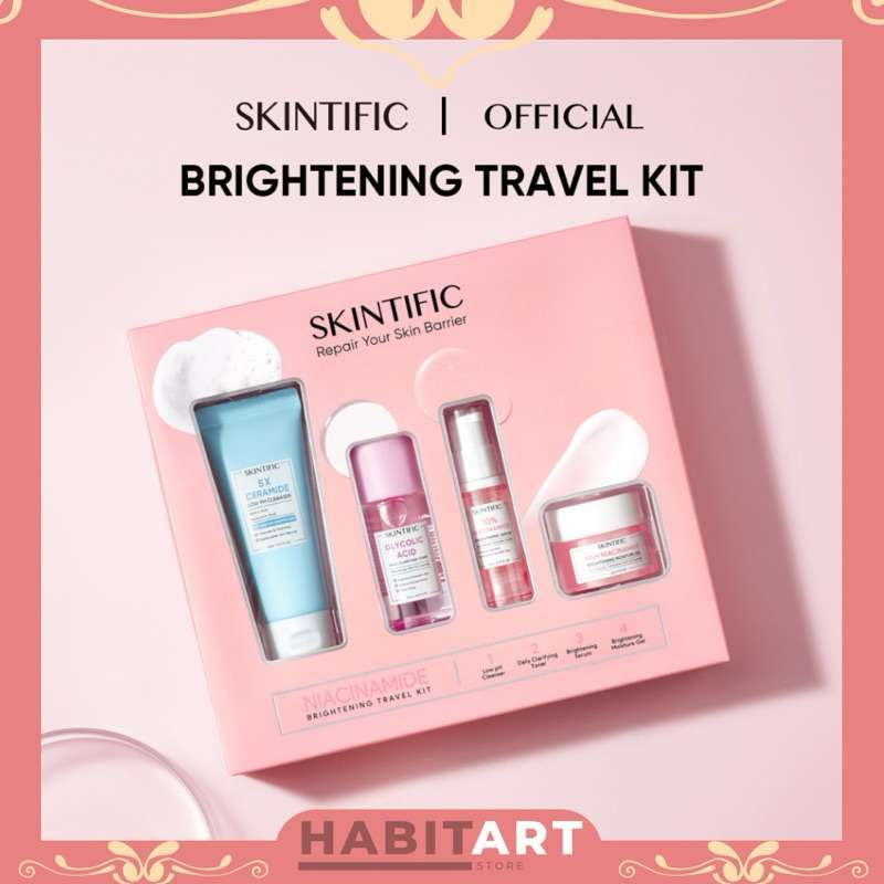 Niacinamide Brightening Travel Kit Skintific Lengkap Harga Terbaru Mei ...