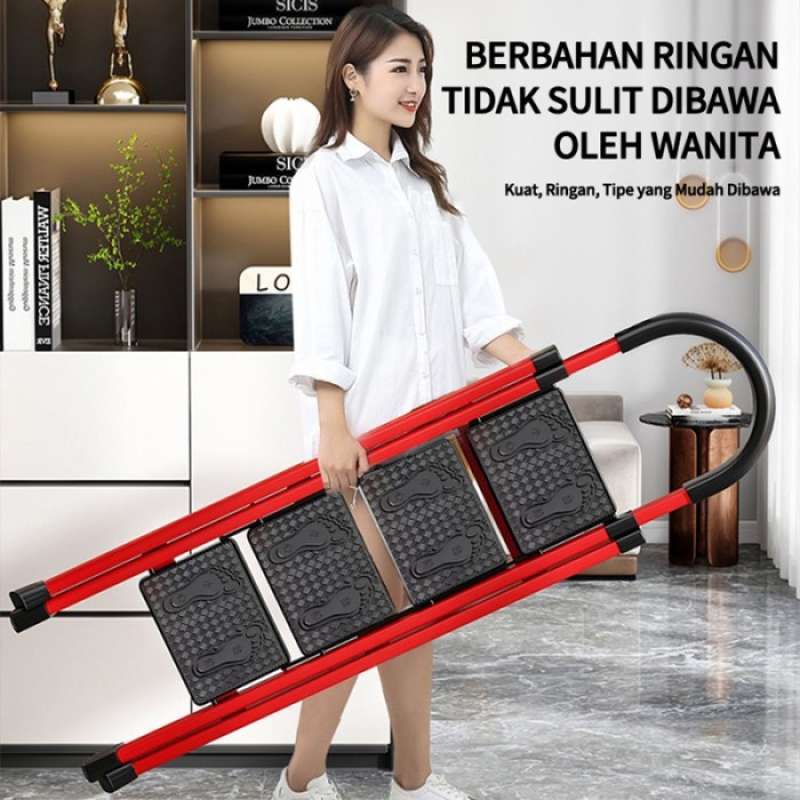 Promo 3-6 Step Tangga Rumah Lipat Tangga New - A Baja Karbon 2 Diskon ...