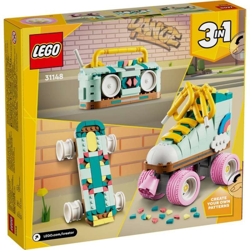 Promo LEGO Creator 31148 Retro Roller Skate 3in1 Toy (342 Pieces ...