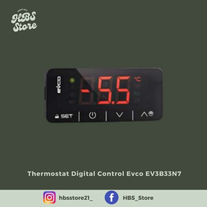 Promo Thermostat Digital Control Evco EV3B33N7 Diskon 23% di Seller ...