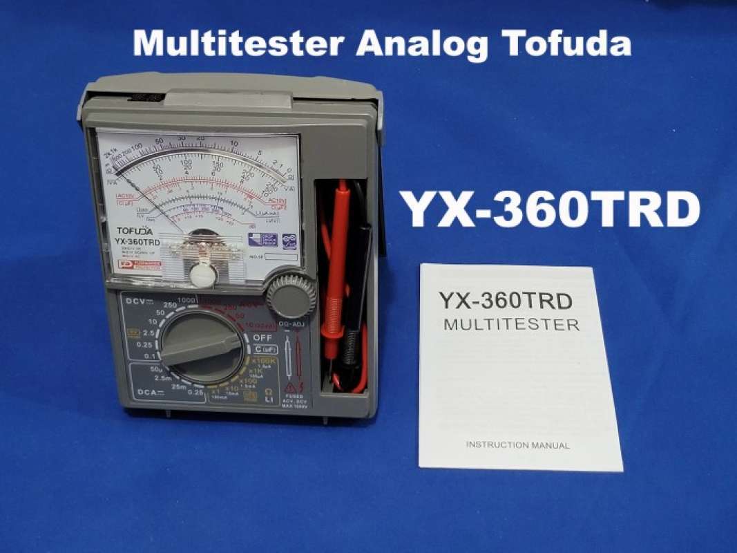 Promo YX-360TRD TOFUDA Multitester Analog mirip HELES YX-360 Avometer ...