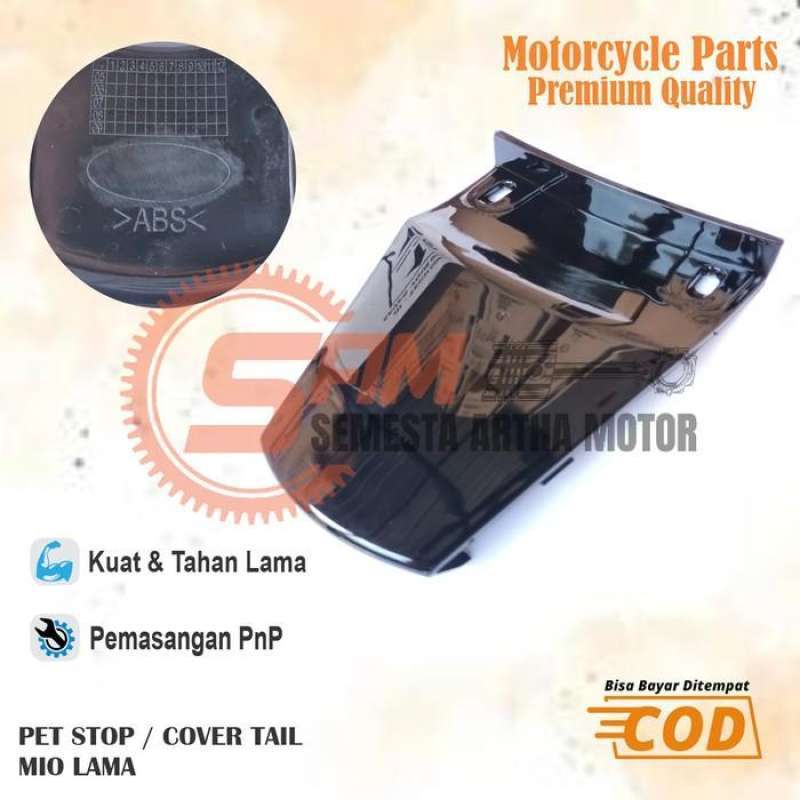 Jual Cover Tail Yamaha Mio Karbu Sambungan Body Belakang Pet Stop Motor ...