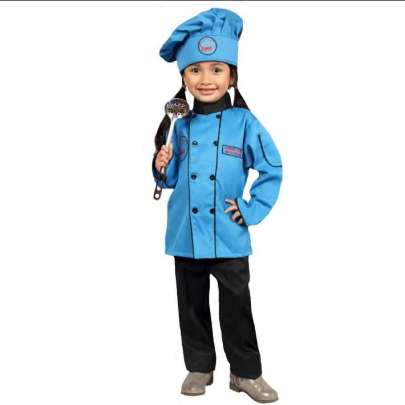 Promo Seragam Profesi Koki Anak Anak / Koki Master Chef - - Perempuan 1 ...