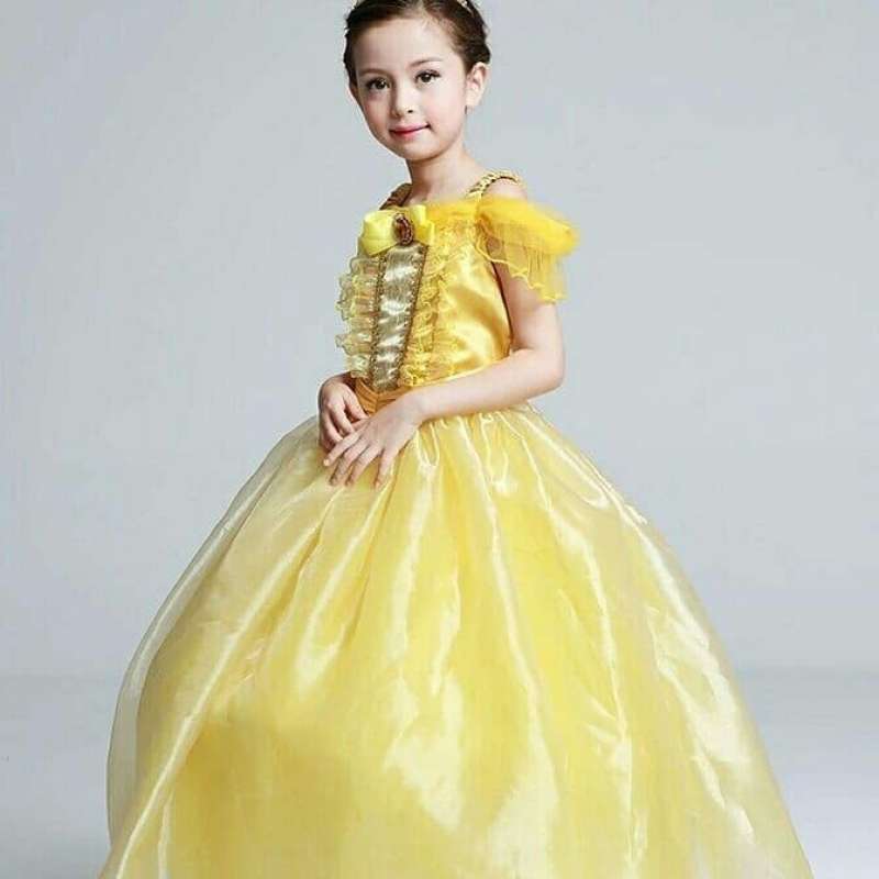 Promo DRESS BAJU COSTUME KOSTUM GAUN PRINCESS BELLE (BEAUTY AND THE ...
