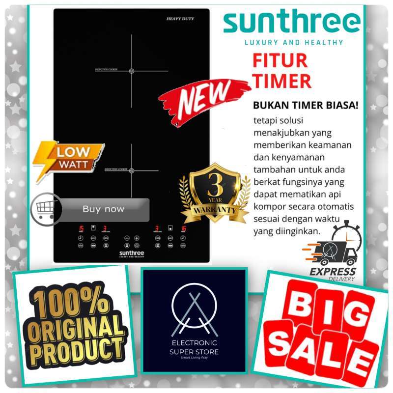 Jual Kompor Induksi 2 Tungku Low Watt Original, Murah & Diskon Juni ...