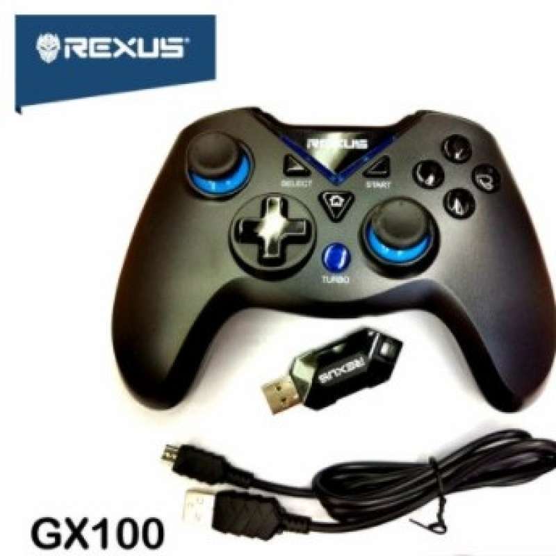 Promo Gamepad wireless Rexus Gladius GX100 controller dongle usb ...