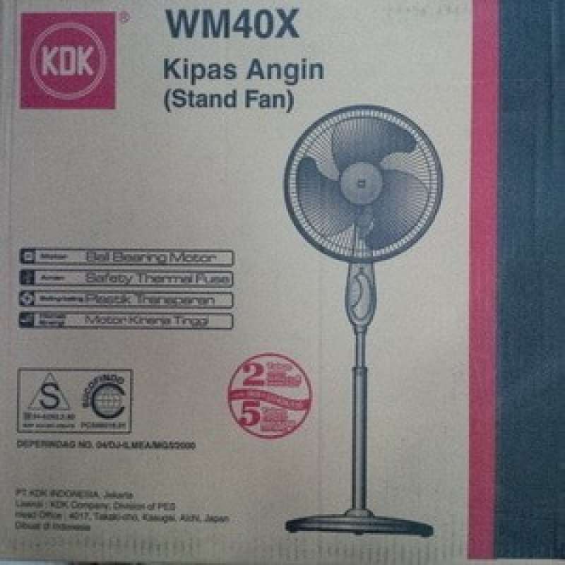 Promo Kipas Angin Berdiri Stand Fan KDK WM40X Diskon 23% di Seller ...