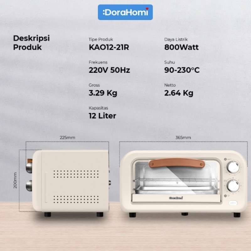 Promo Oven Listrik Low Watt Electric Open Kue alat panggang 12L Diskon ...