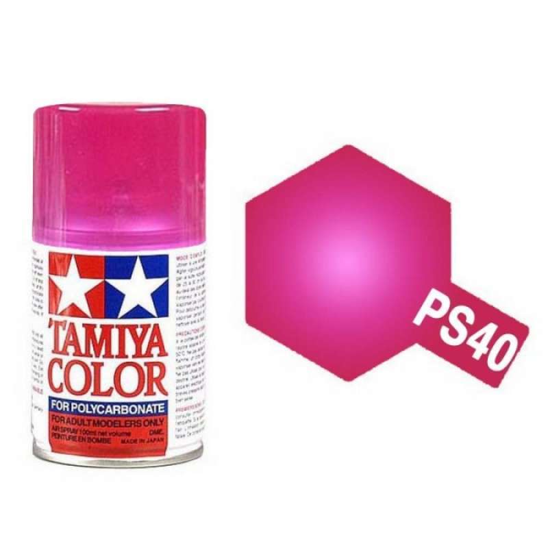 Promo TAMIYA POLYCARBONATE PS-40 TRANSLUCENT PINK SPRAY PAINT Diskon 23 ...