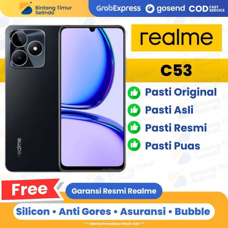 Promo Realme C53 NFC 8/256GB - Garansi Resmi 1 Tahun - 8/256GB Gold Diskon 10% di Seller Bintang ...