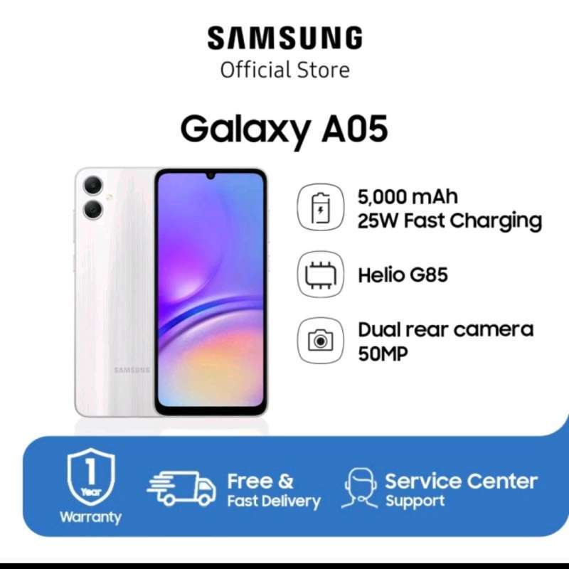Jual Samsung Galaxy A05 6/128gb Garansi Resmi - Black Di Seller The ...