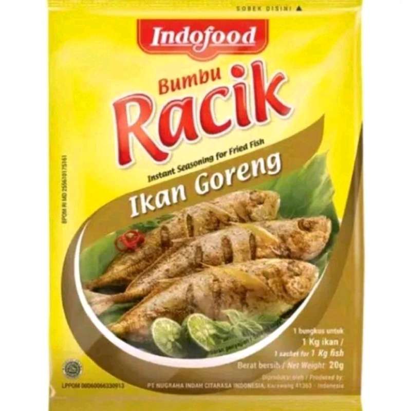 Jual Bumbu Racik Ikan Goreng Per Sachet 20 Gr Di Seller Dbestplaza ...