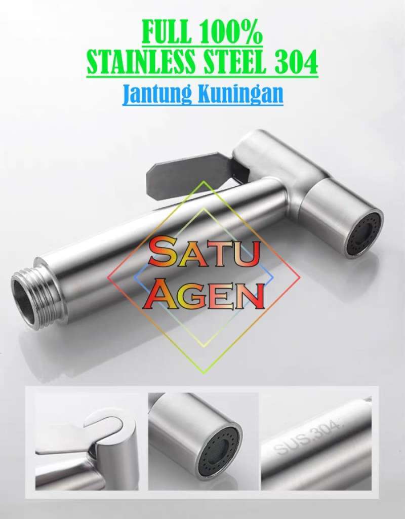 Promo Jet Shower Toilet Kepala Bidet Closet Stainless Steel SUS 304 ...
