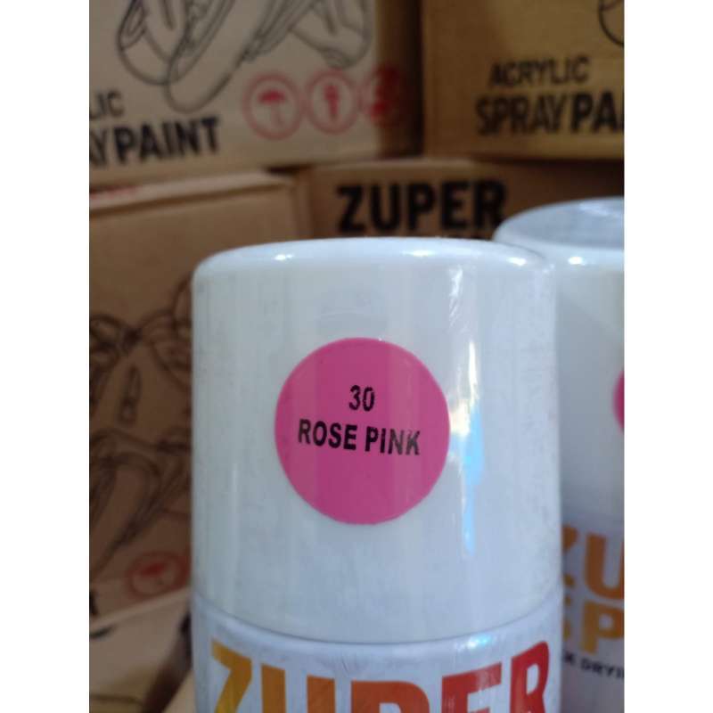 Jual Zuper Spray Paint Pilok Pilox Cat Semprot Warna Standard 300ml Hitam, Clear, Putih, Hijau ...