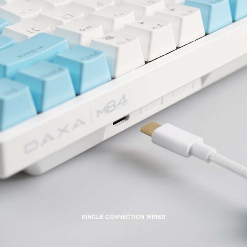 Jual Rexus Keyboard Wireless Gaming Mechanical Daxa M84 / M-84 Classic ...