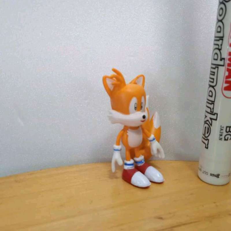 Jual mainan action figure mini tails sonic the hedgehog series tinggi ...