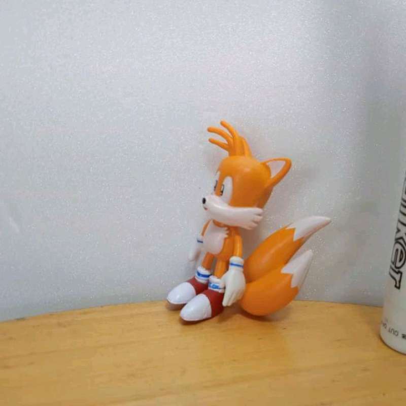 Jual mainan action figure mini tails sonic the hedgehog series tinggi ...