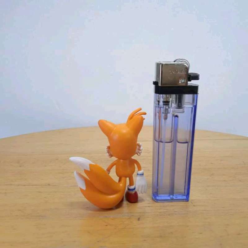 Jual mainan action figure mini tails sonic the hedgehog series tinggi ...