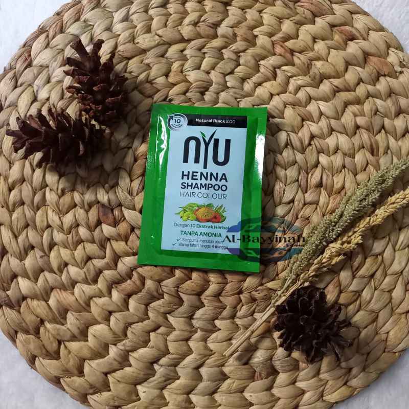 Jual NYU HENNA SHAMPOO HAIR COLOUR - SHAMPOO PEWARNA RAMBUT - SACHET di ...