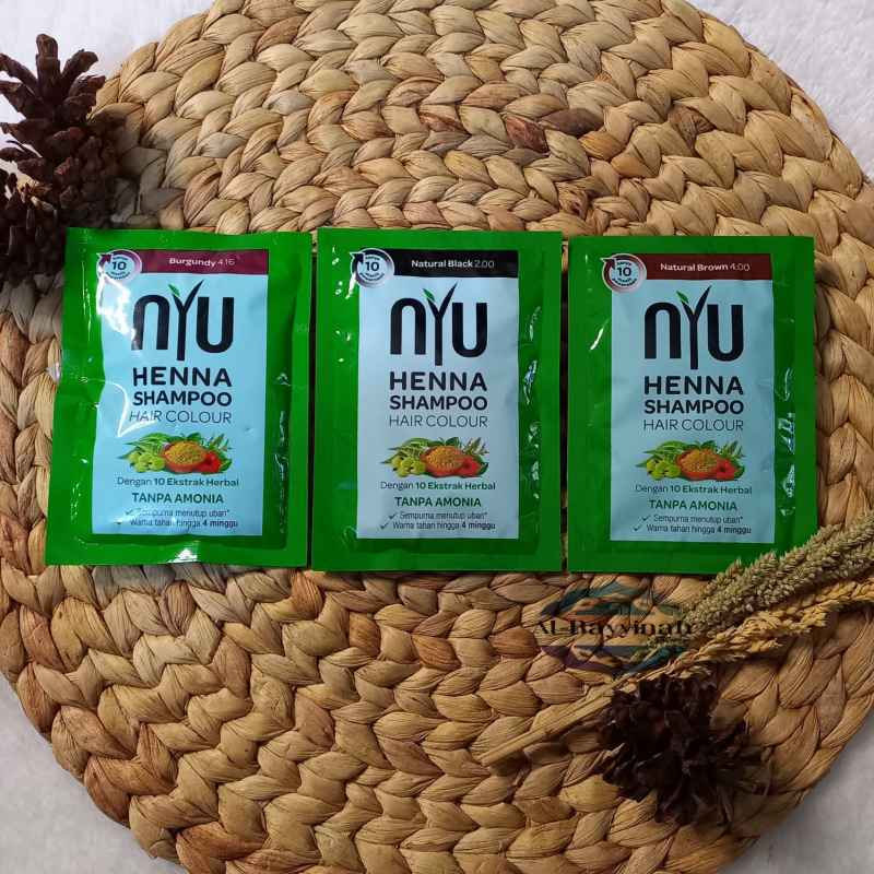 Jual NYU HENNA SHAMPOO HAIR COLOUR - SHAMPOO PEWARNA RAMBUT - SACHET di ...