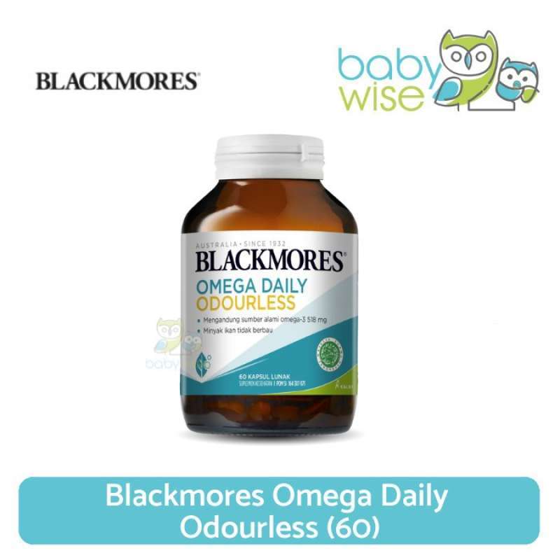Jual Blackmores Omega Daily Odourless BPOM KALBE - 60 Tablet di Seller ...