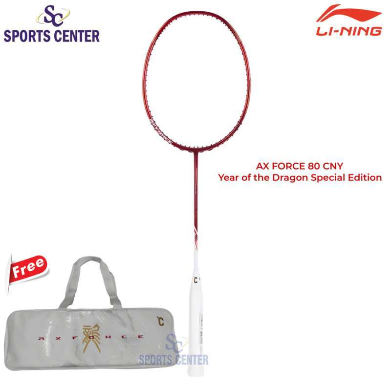 Jual Limited Raket Badminton Lining AX Force 80 CNY Dragon Chen Long ...