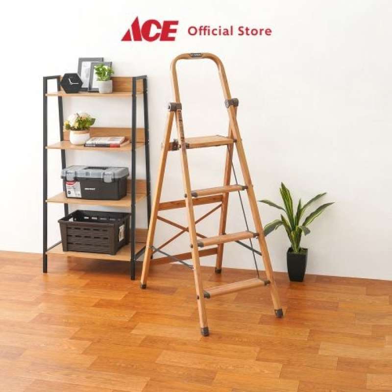 Promo Ace - Fixsteps 132.5 Cm Tangga Lipat Aluminium Slim 4 Step Motif ...