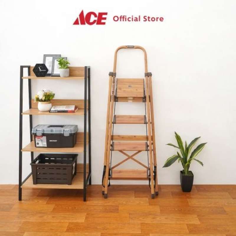 Promo Ace - Fixsteps 132.5 Cm Tangga Lipat Aluminium Slim 4 Step Motif ...