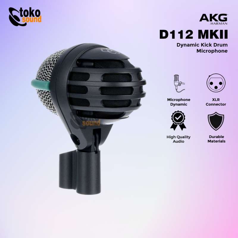 Jual AKG D112 MKII Professional Dynamic Bass Drum Microphone di Seller Tokosound Proaudio ...