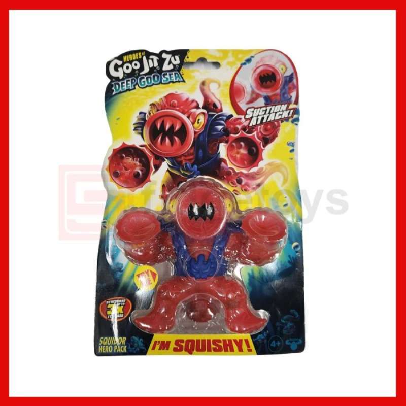 Promo Heroes Of Goo Jit Zu Deep Goo Sea Squidor Hero Pack Suction ...
