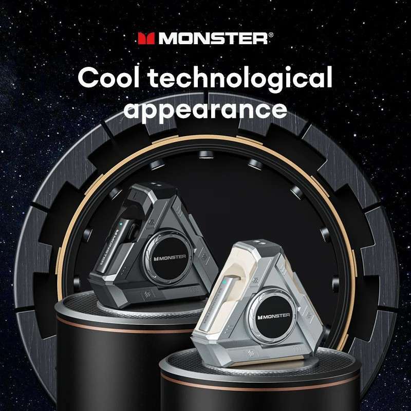 Promo Monster Xkt22 Tws True Wireless Earbuds Headset Bluetooth 5.4 ...