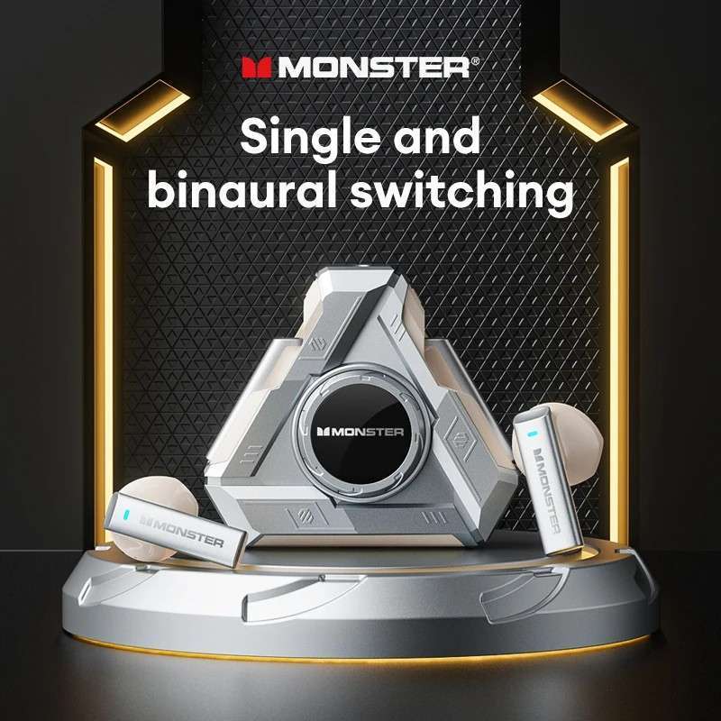 Promo Monster Xkt22 Tws True Wireless Earbuds Headset Bluetooth 5.4 ...