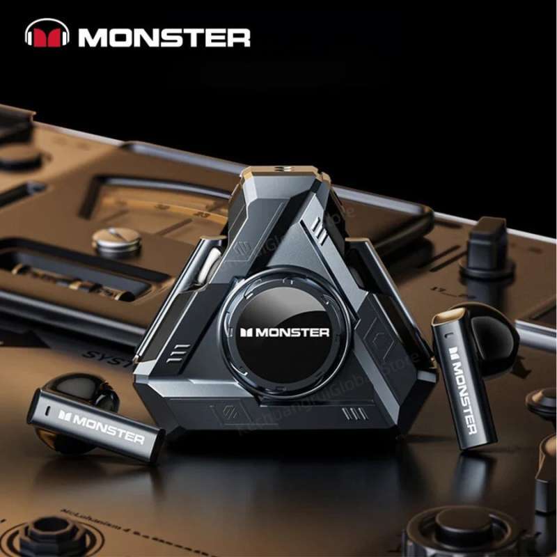 Promo Monster Xkt22 Tws True Wireless Earbuds Headset Bluetooth 5.4 ...