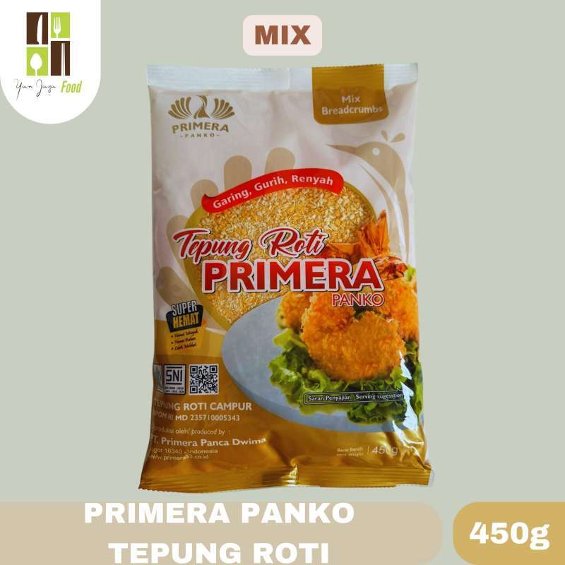 Jual Primera Panko Tepung Roti / Bread Crumbs / Tepung Panir Mix ...