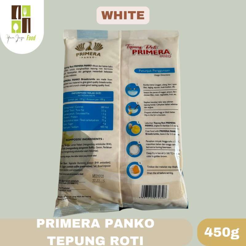 Jual Primera Panko Tepung Roti / Bread Crumbs / Tepung Panir Mix ...