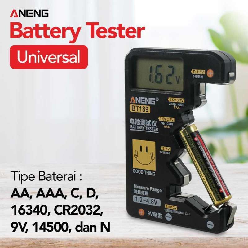 Jual Alat Test Baterai Battery Tester Universal Digital Display Bt189 ...