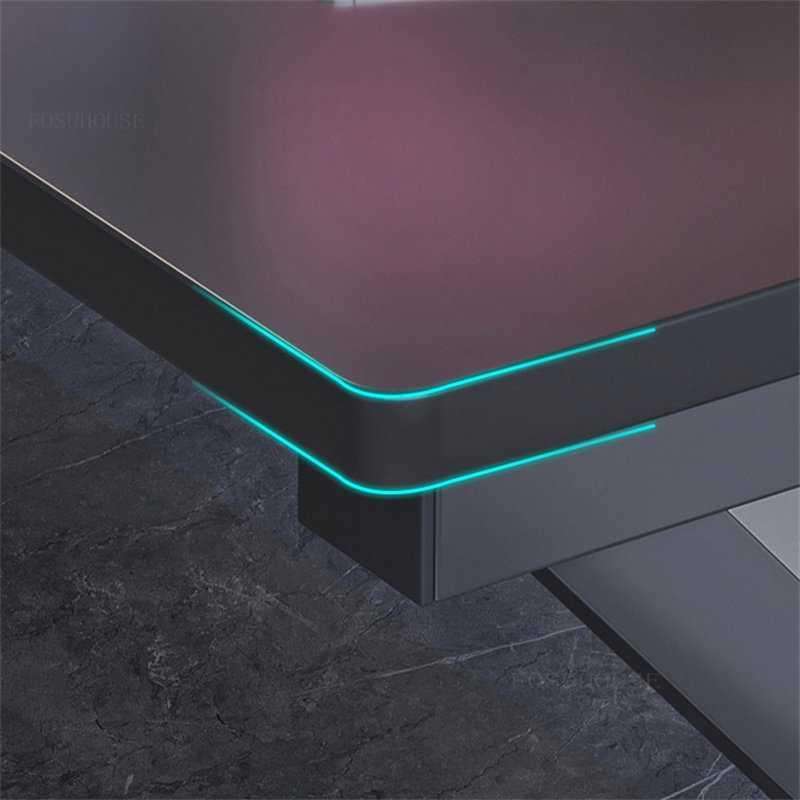 Jual Taffhome Meja Komputer Gaming Laptop Pc Desk Frame With Cable Hole ...