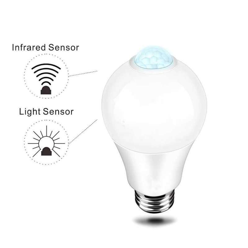 Jual Exled Lampu Led Dengan Pir Sensor E27 Warm White 3500k 12w Ex01 ...