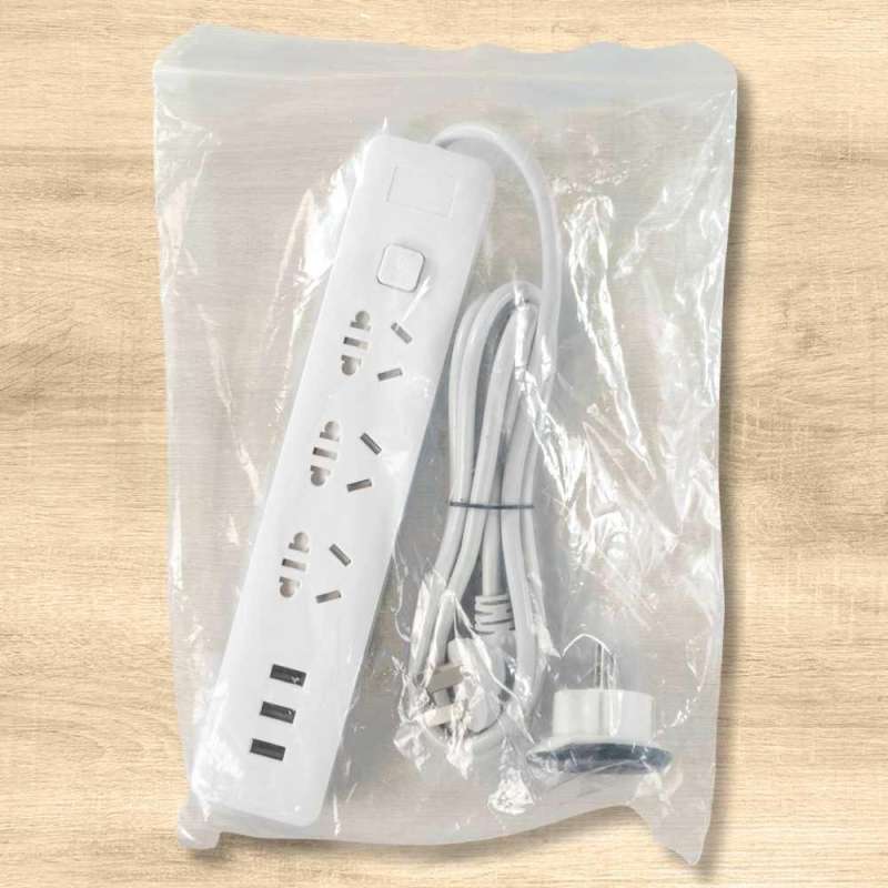 Jual Jrdq Powerstrip 3 Usb Port And 3 Electric Plug With Led Light T ...