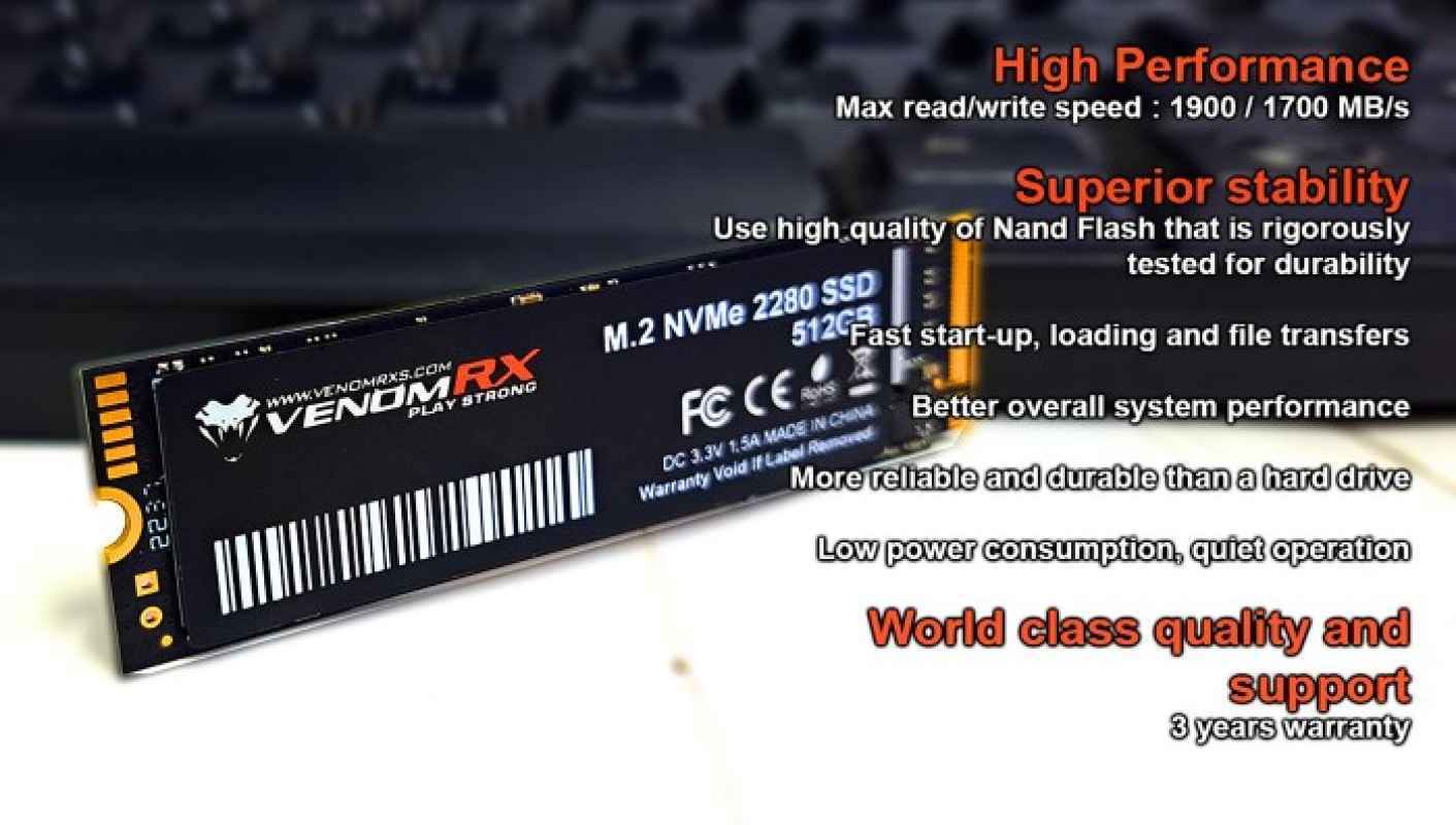 Jual Ssd Venomrx Super M.2 Nvme 2280 Pcie Gen 3x4, Ukuran 128gb Di ...