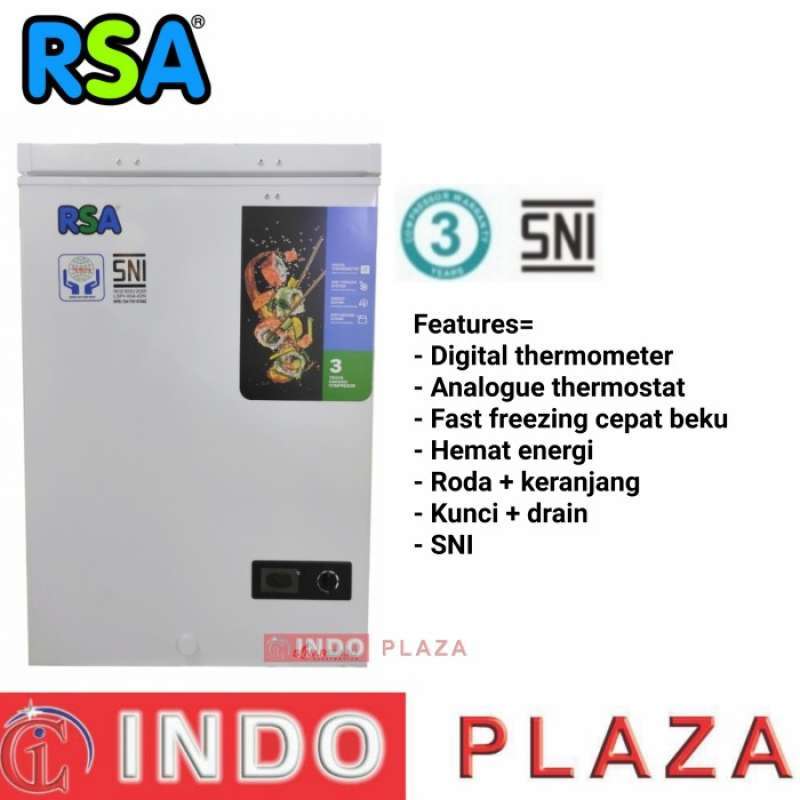 Jual Chest Freezer Rsa Cf-110 (100 Liter) Di Seller Indo Plaza - Indo ...