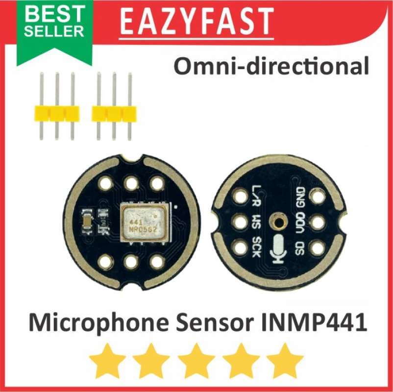 Jual Modul Sensor Mic Microphone Inmp441 I2s I2c Digital Audio Mems Module Di Seller Eazyfast ...