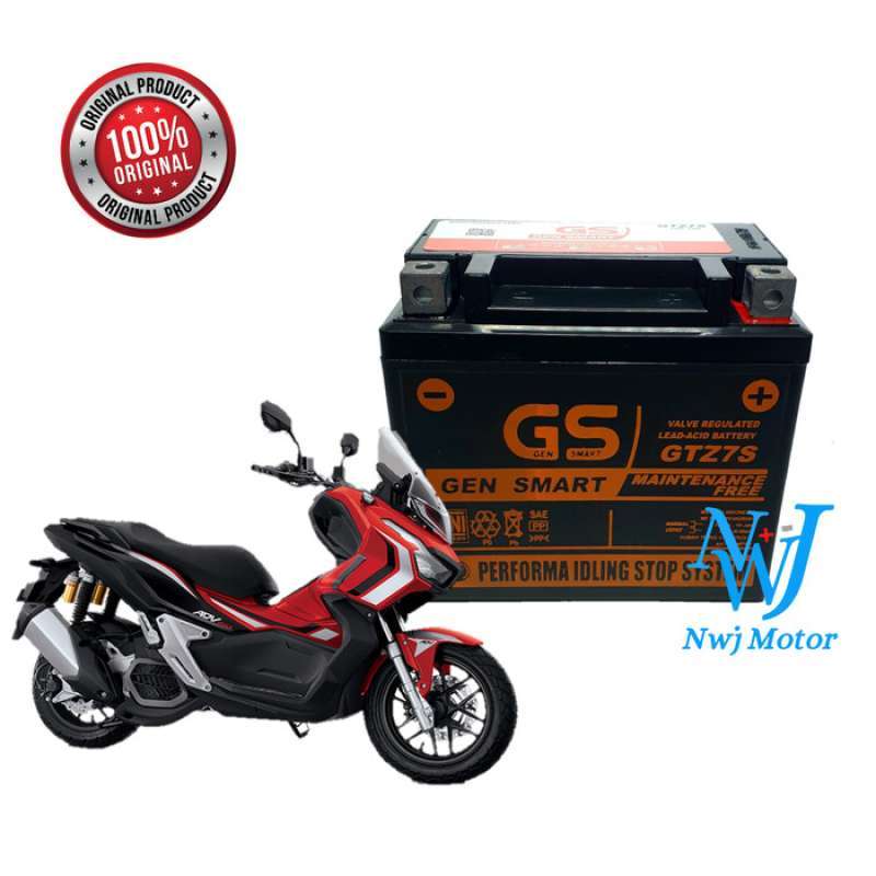 Promo Aki Motor Honda Adv 150 Gtz7s Gtz6s Ytz7s Gs Mf Aki Kering Diskon ...